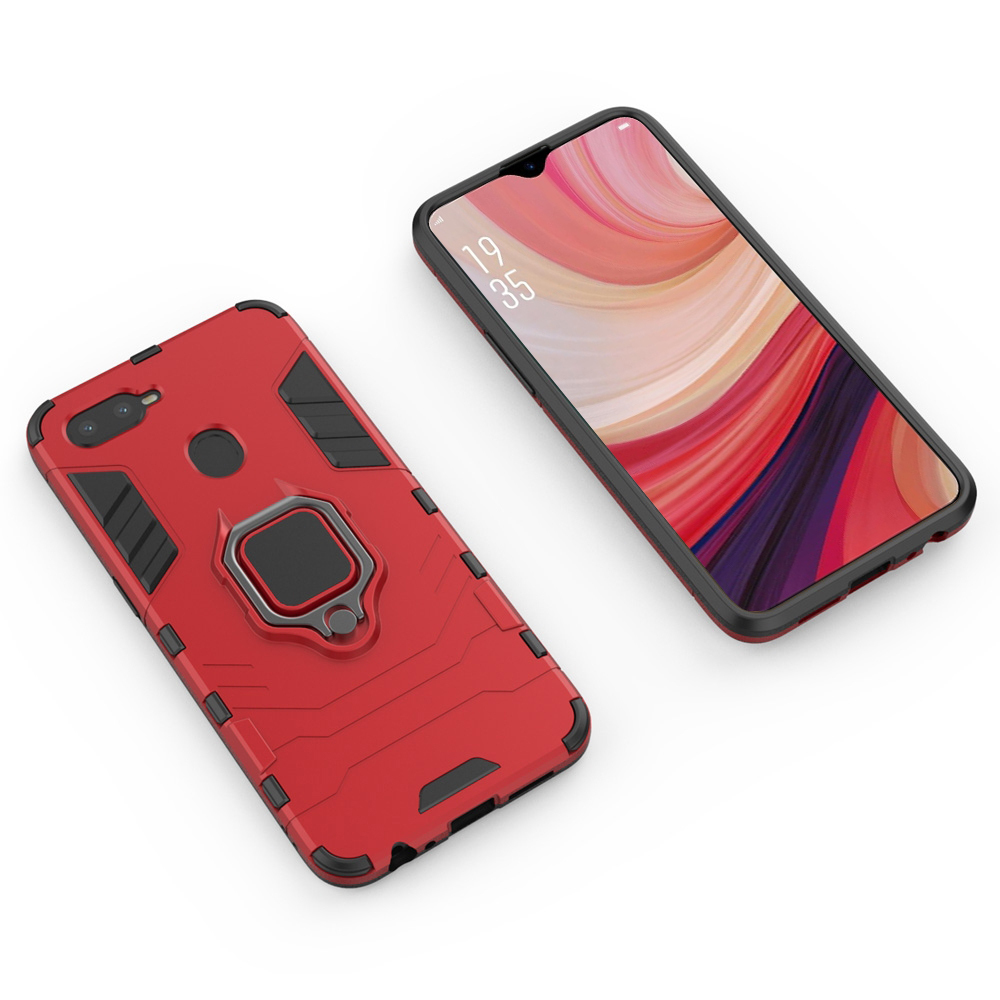 Slim Armour Tough Shockproof Case for Oppo AX7 (Red)